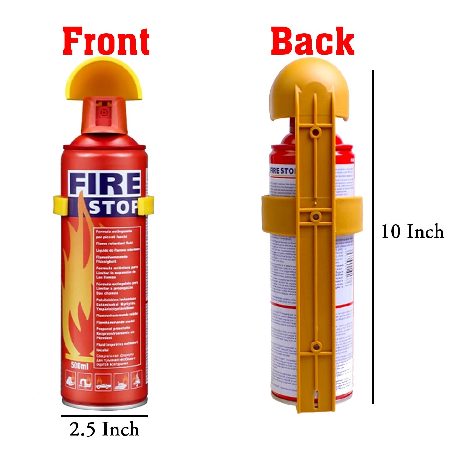 Foam Stop Fire 500ml Portable Fire Extinguisher Spray | Fire Stop ...
