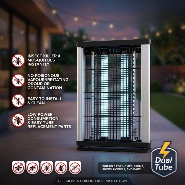 Cricri Mosquito Killer 8W Electric Insect Killer Lamp UV Light Mosquito ...