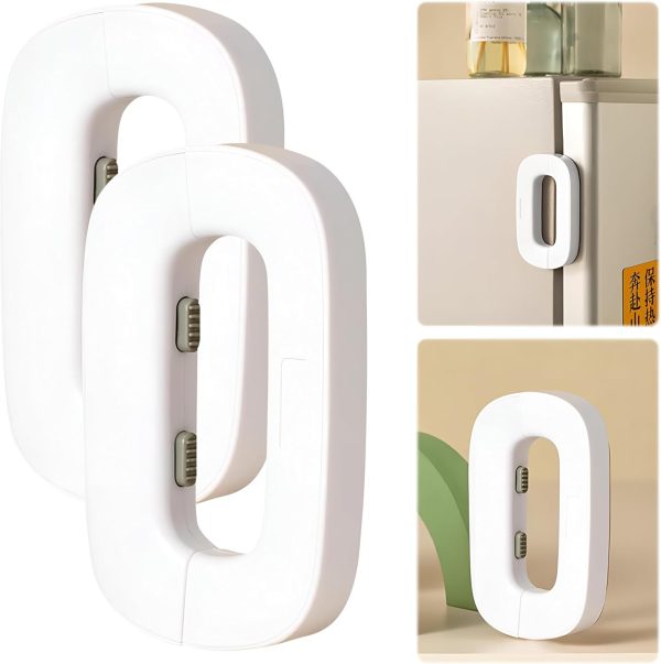 Child Safety Refrigerator Lock Self-Adhesive Fridge & Freezer Door Lock ...