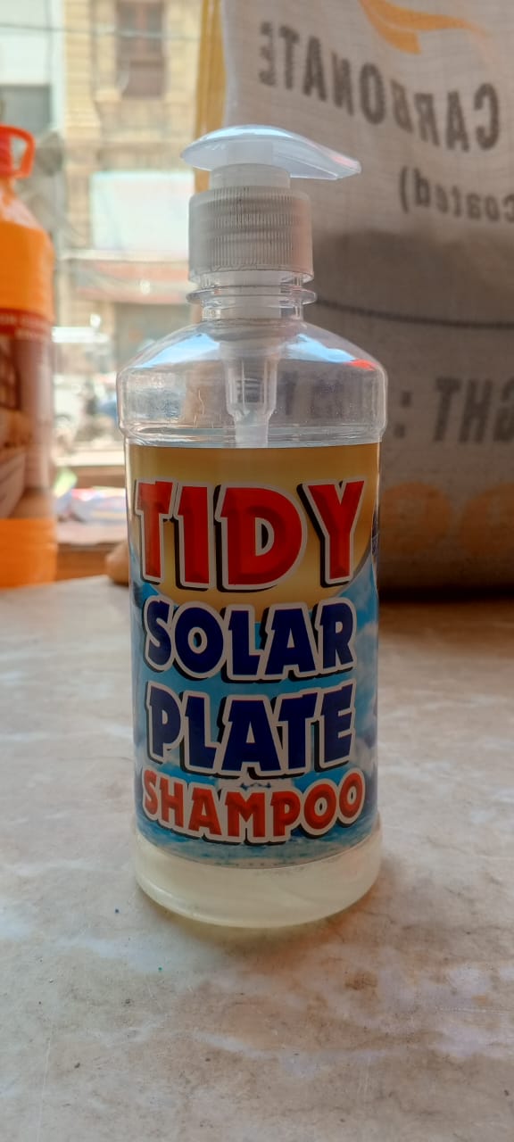 Tidy Solar Plate Shampoo 450ml Made In Pakistan Specialized Cleaning ...